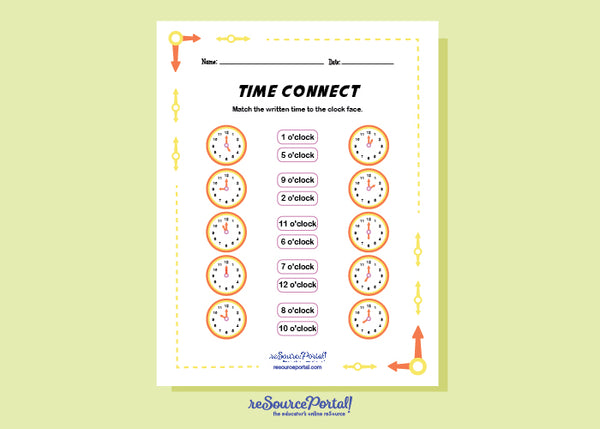 Time Telling - - Time Connect – Resource Portal Shop