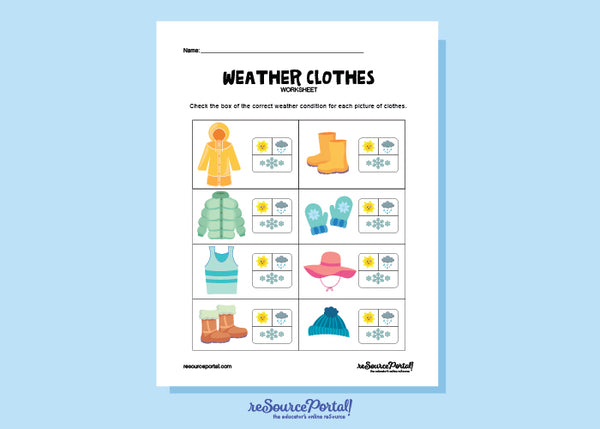 Weather Clothes – Resource Portal Shop